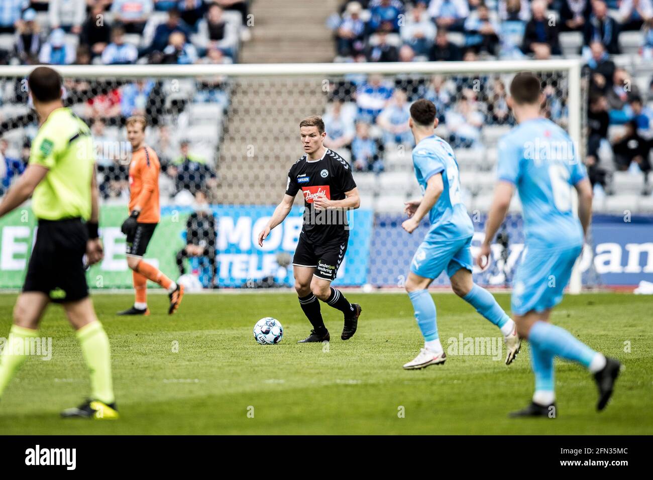 Aarhus, Denmark. 13th May, 2021. Stefan Gartenmann (2) of Soenderjyske ...