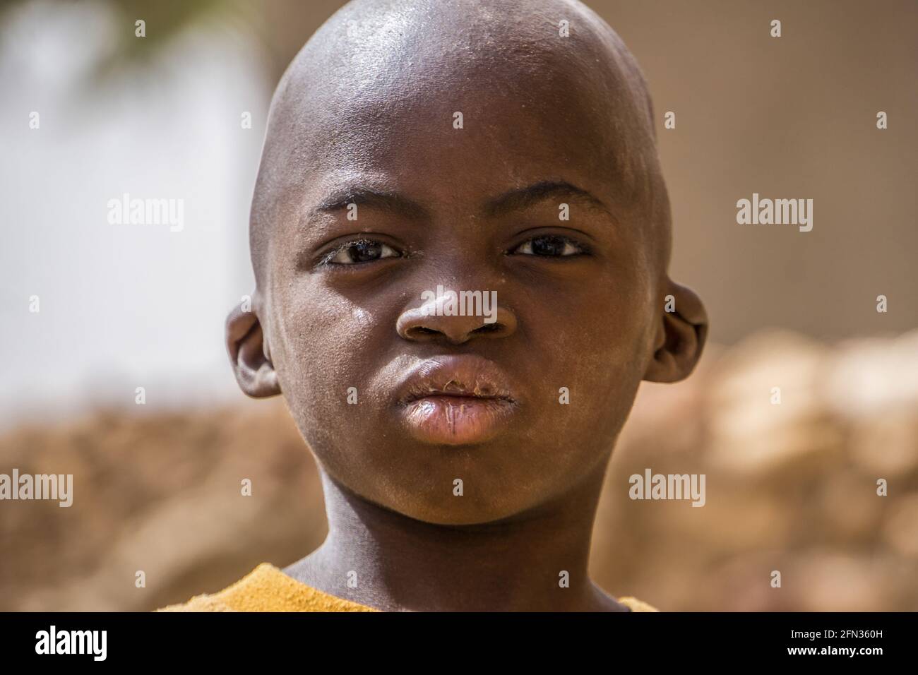 Boy in Bandiagara. Dogon country, Mali Stock Photo - Alamy