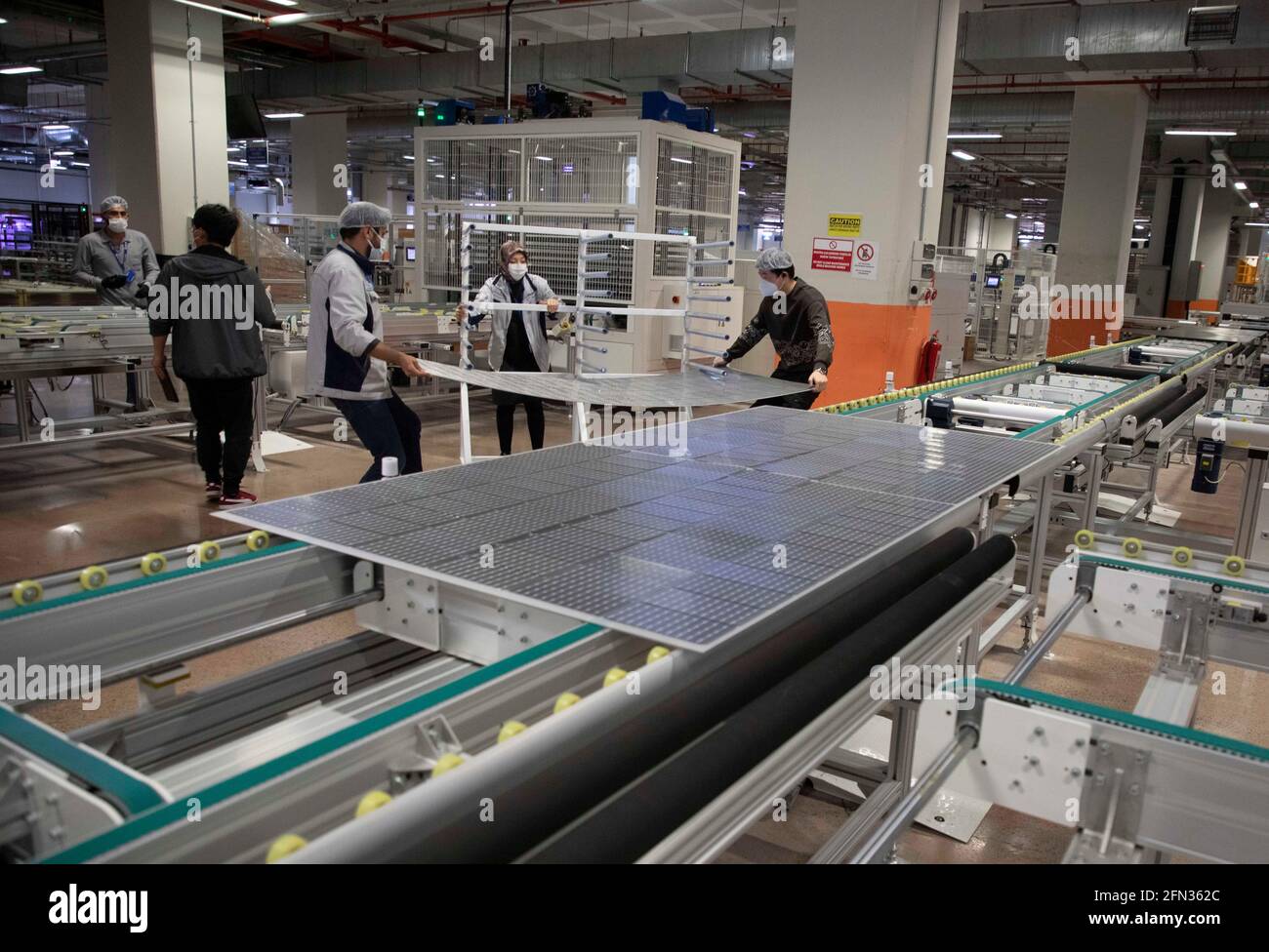 Istanbul, Turkey. 7th May, 2021. Employees work in the factory of HT ...