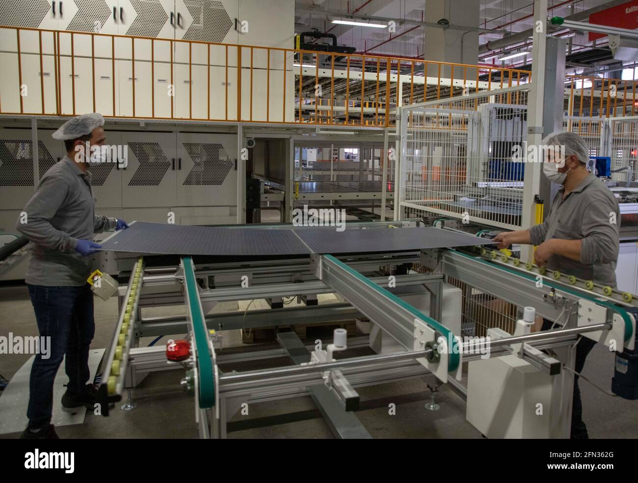 Istanbul, Turkey. 7th May, 2021. Employees work in the factory of HT ...