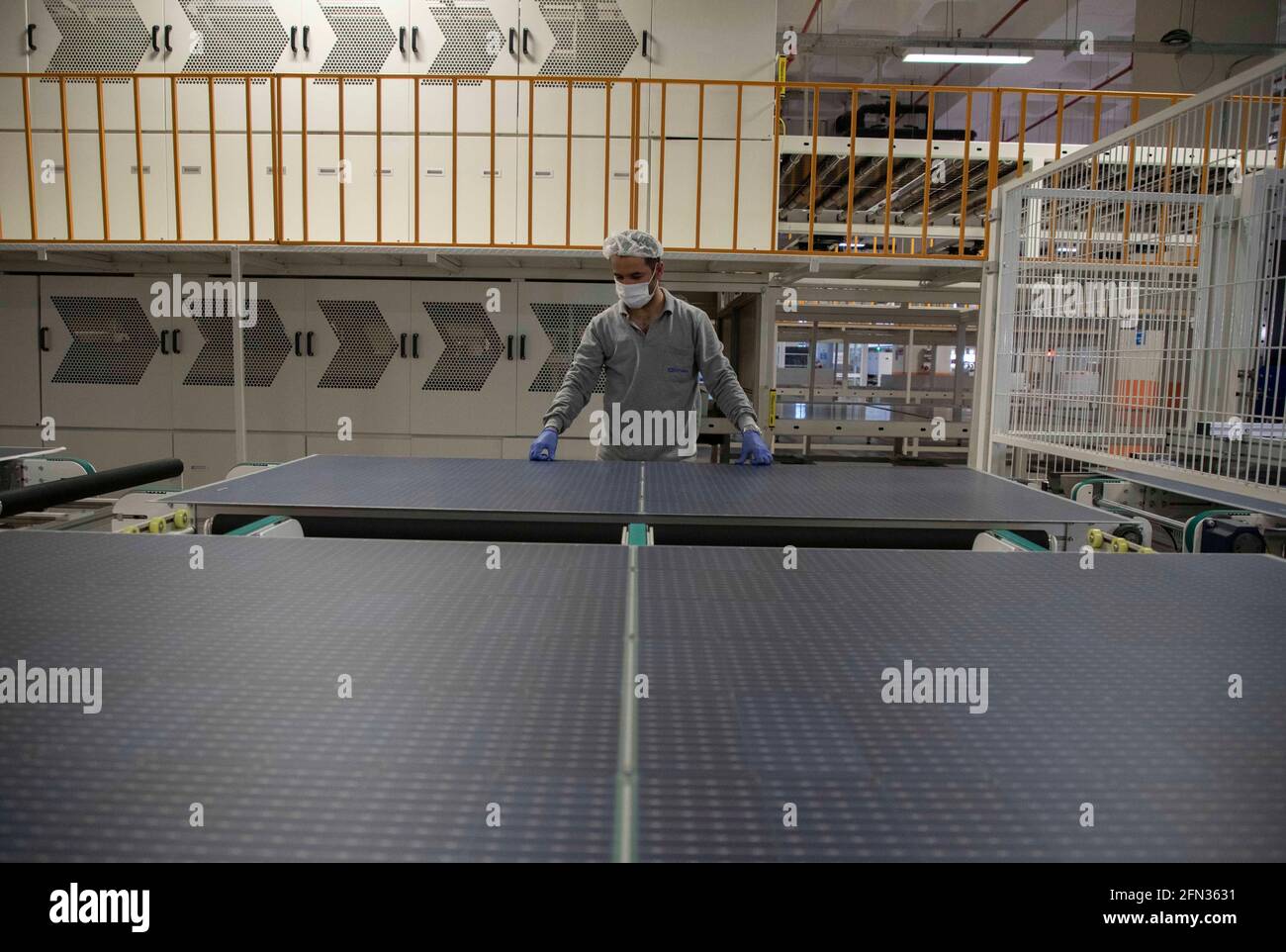 Istanbul, Turkey. 7th May, 2021. An Employee works in the factory of HT ...