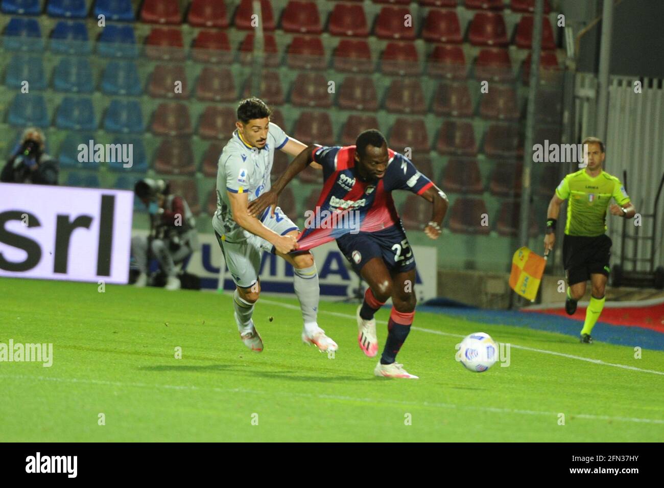 Ezio Scida stadium, Crotone, Italy, 13 May 2021, Simy (crotone) e ...