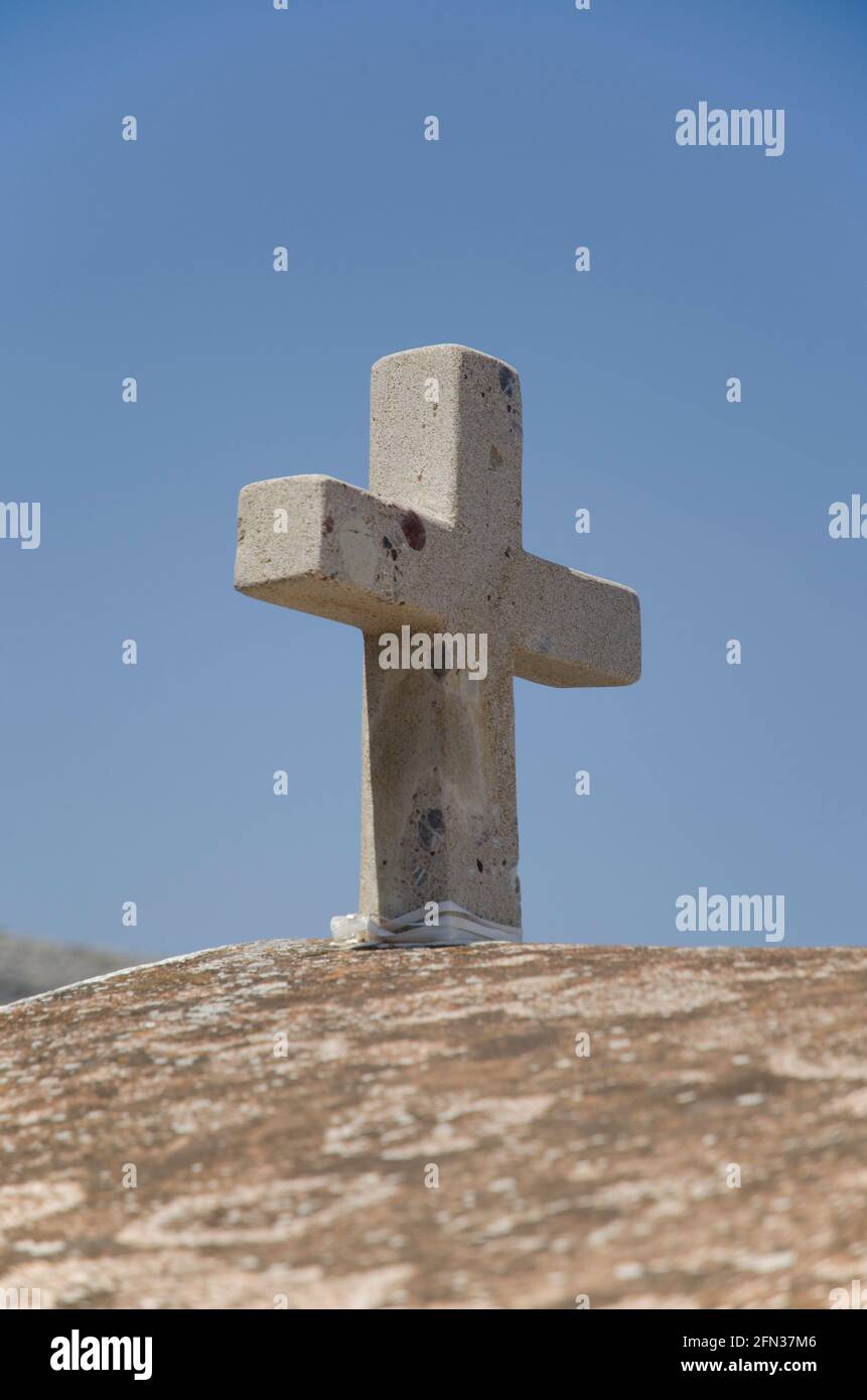 Cross Lindos Rhodes Stock Photo - Alamy