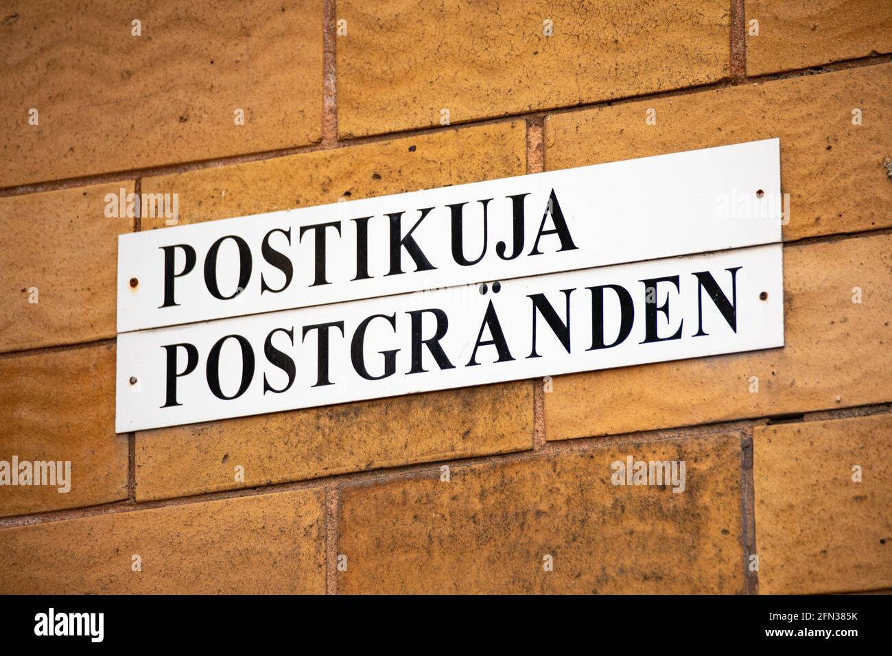 Helsinki posti sign hi-res stock photography and images - Alamy