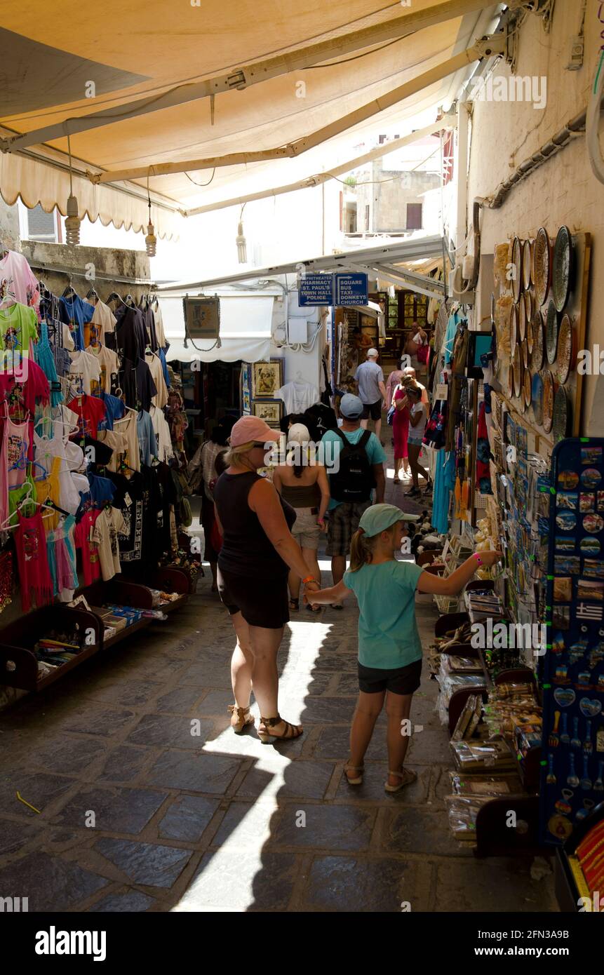 Lindos market hi-res stock photography and images - Alamy