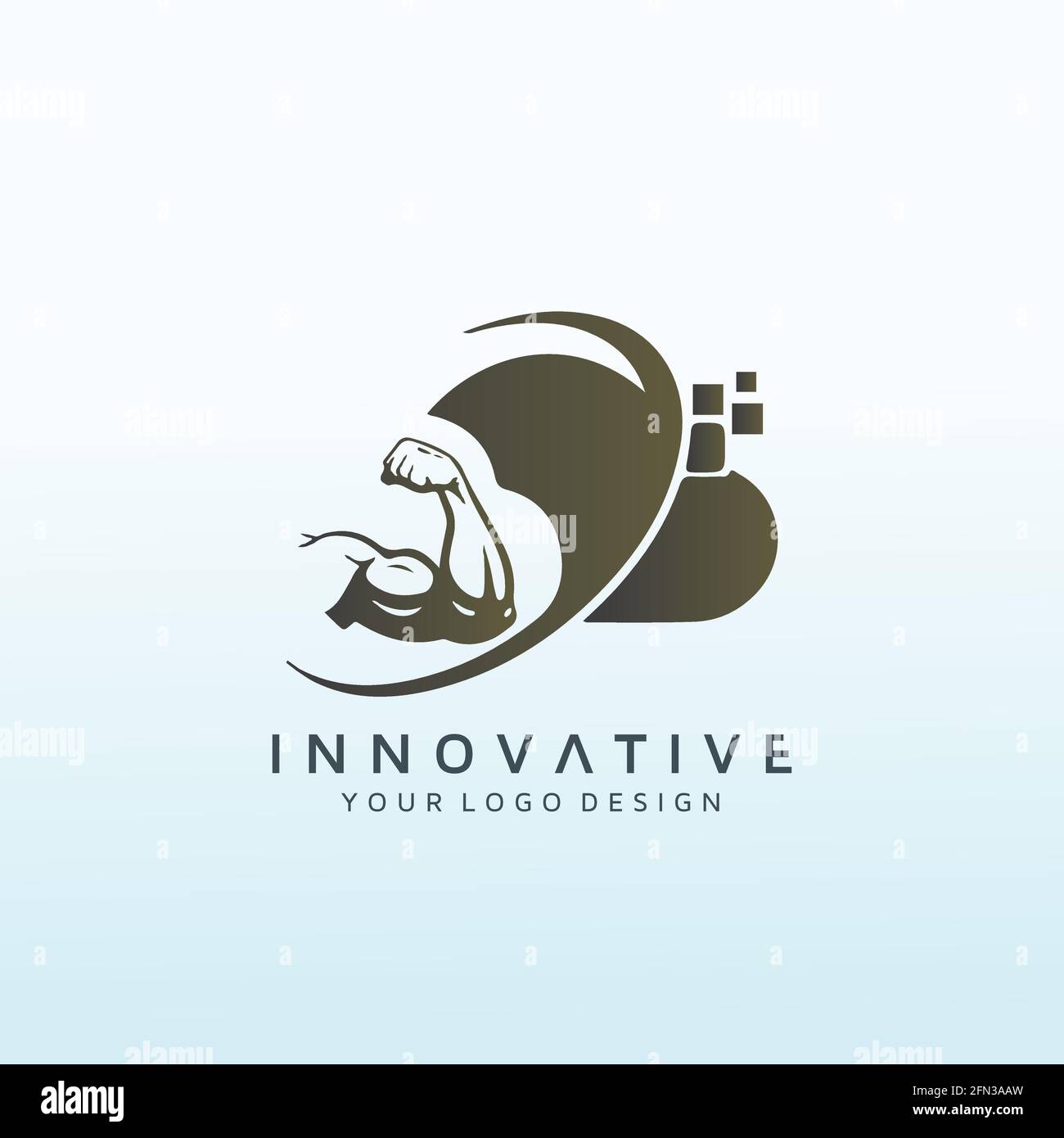 download fitness icon with cloud logo Stock Vector Image & Art - Alamy