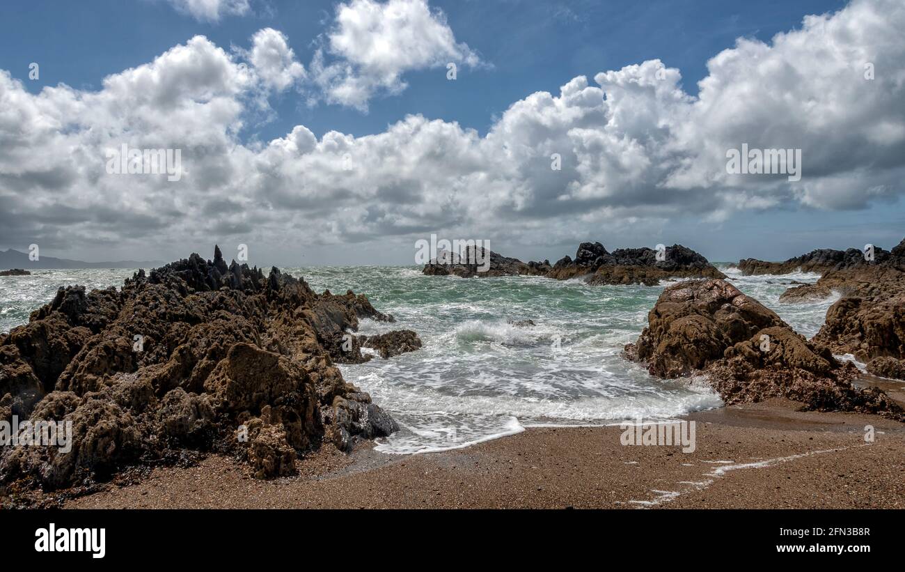 Ynys Llanddwyn is a small tidal island off the west coast of Anglesey ...