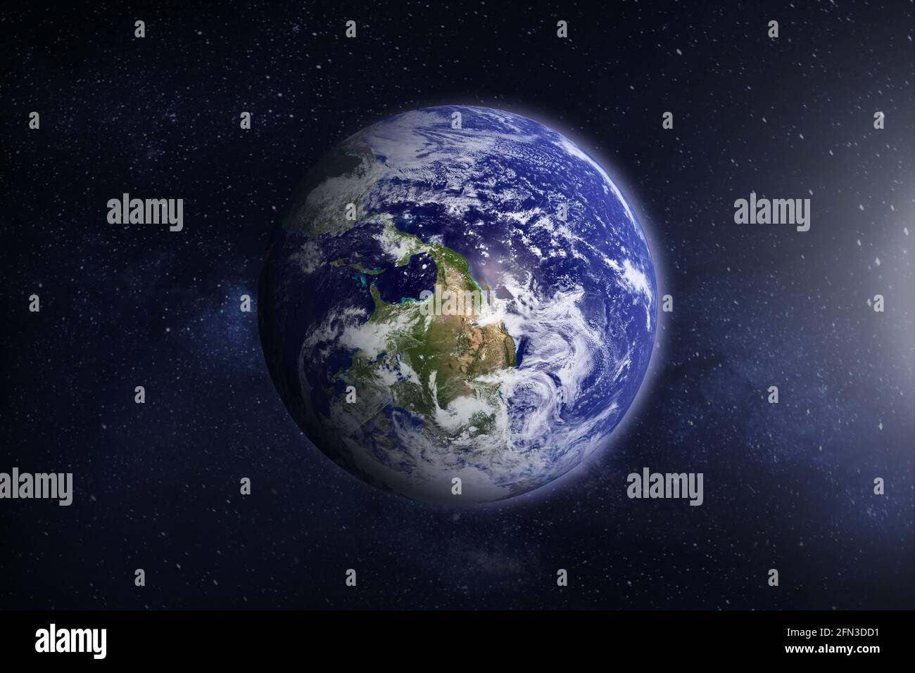 Planet earth, global world in space Stock Photo - Alamy