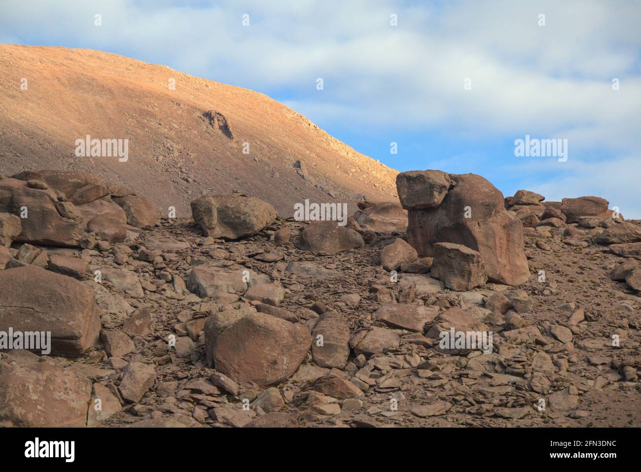 Landscape of cilean desert - Cile Stock Photo - Alamy