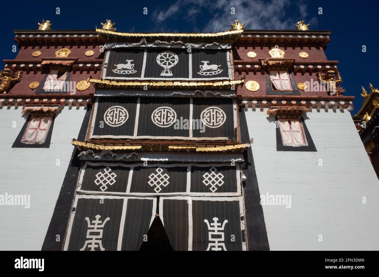 Songzanlin Monastery Shangri La, Yunan. Popular Republic of China 2019 ...
