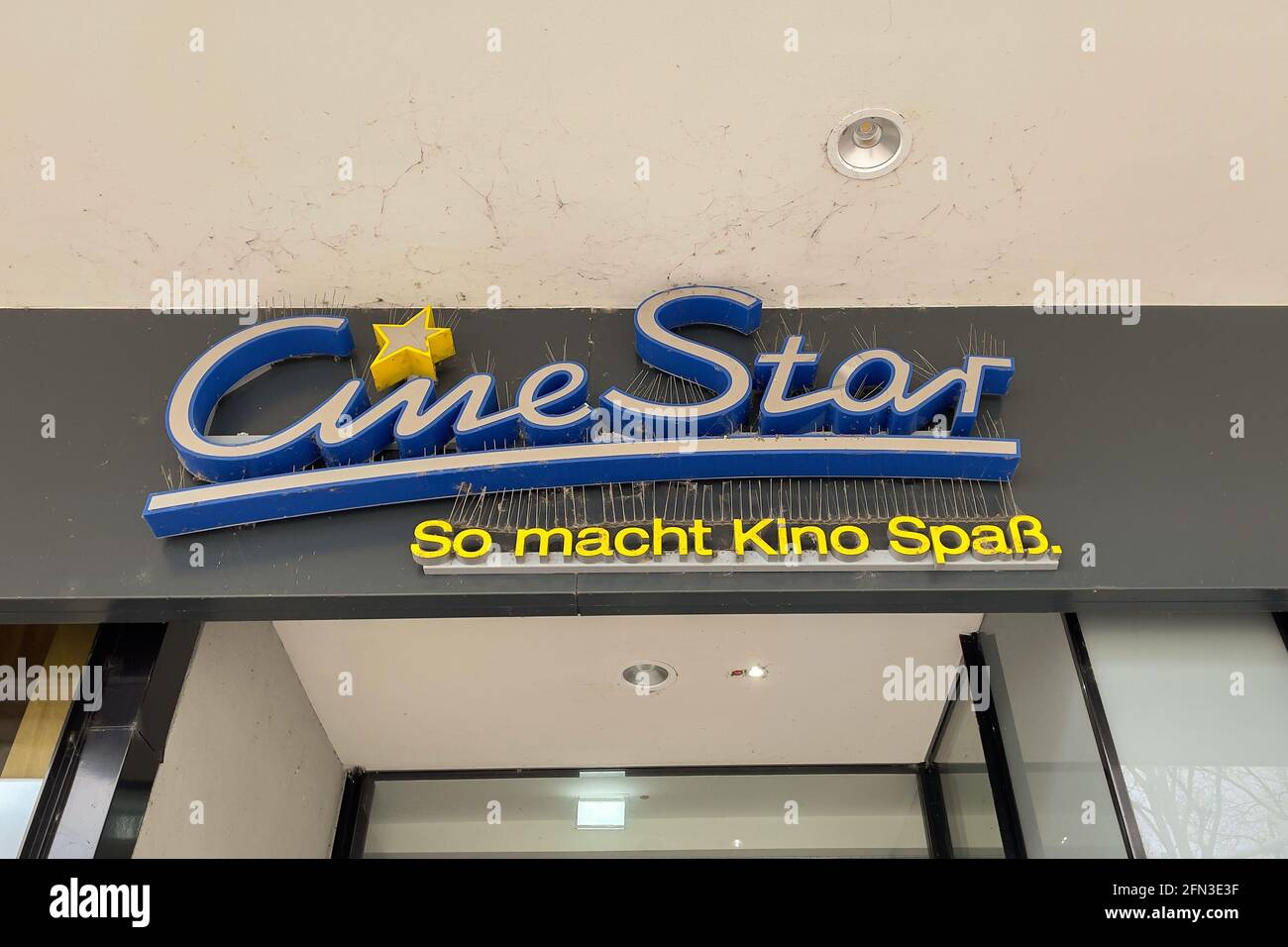 Cine Star cinema chain in Augsburg town center Stock Photo - Alamy
