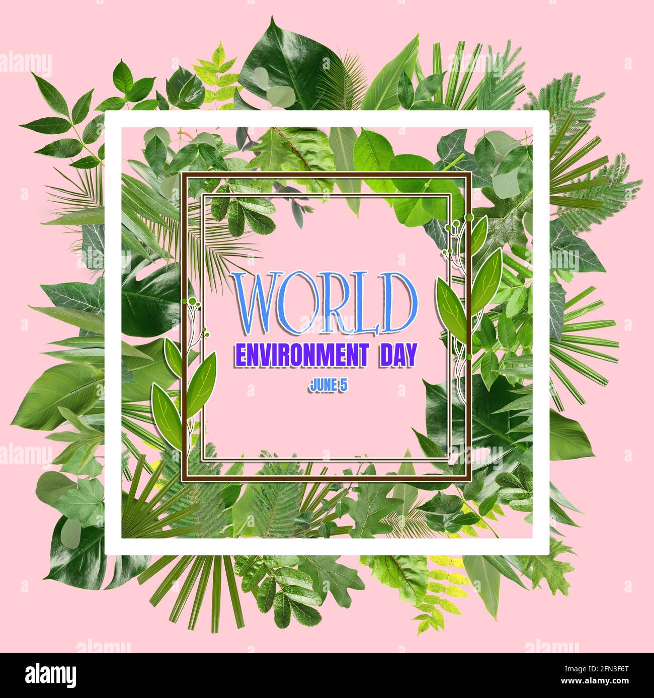 Greeting card for World Environment Day Stock Photo - Alamy