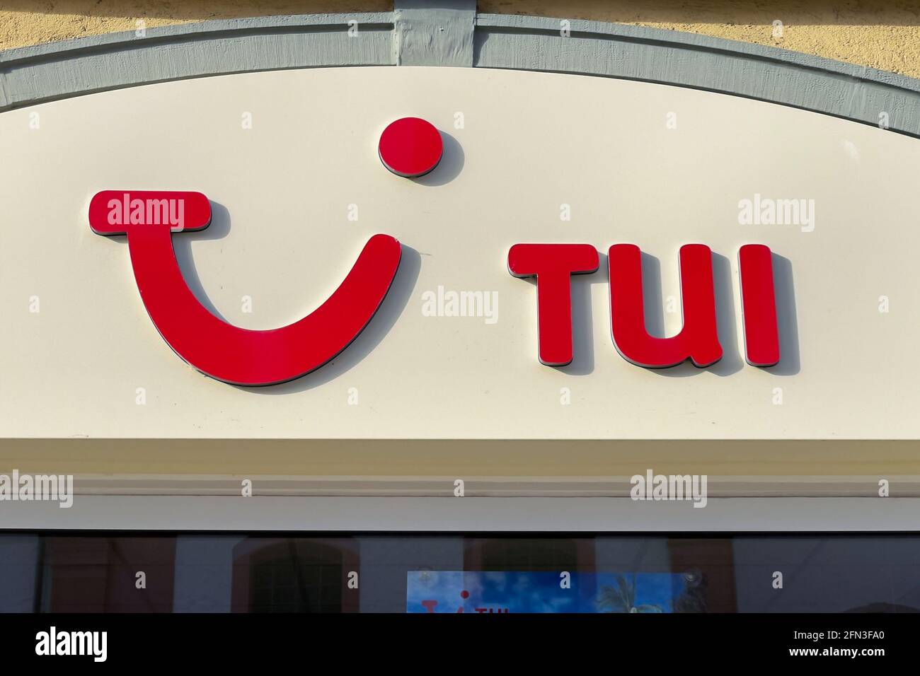 Tui store sign Stock Photo - Alamy
