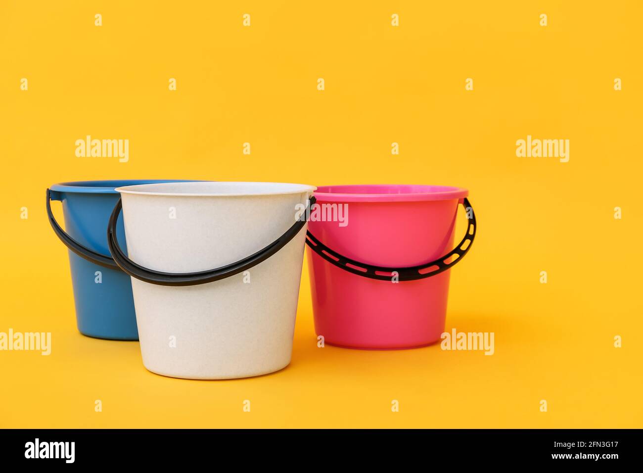 Plastic buckets different cleaning hi-res stock photography and images ...