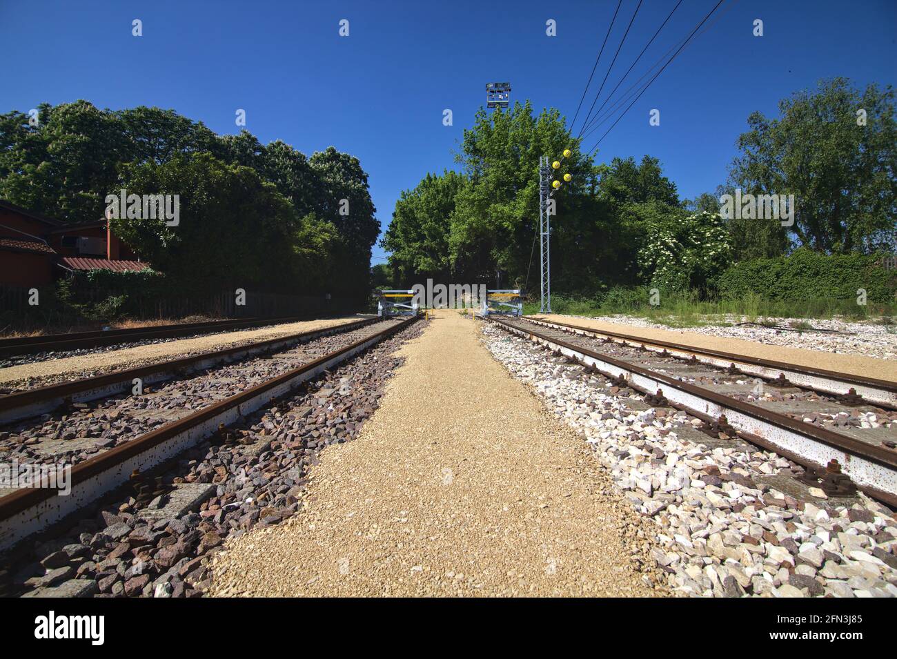 Railway Dead End High Resolution Stock Photography and Images - Alamy