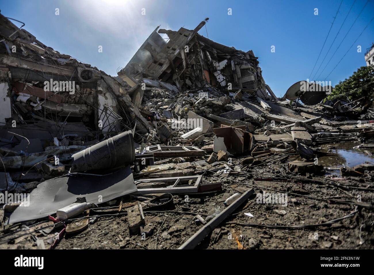 May 13, 2021, Gaza City, The Gaza Strip, Palestine: Palestinians ...