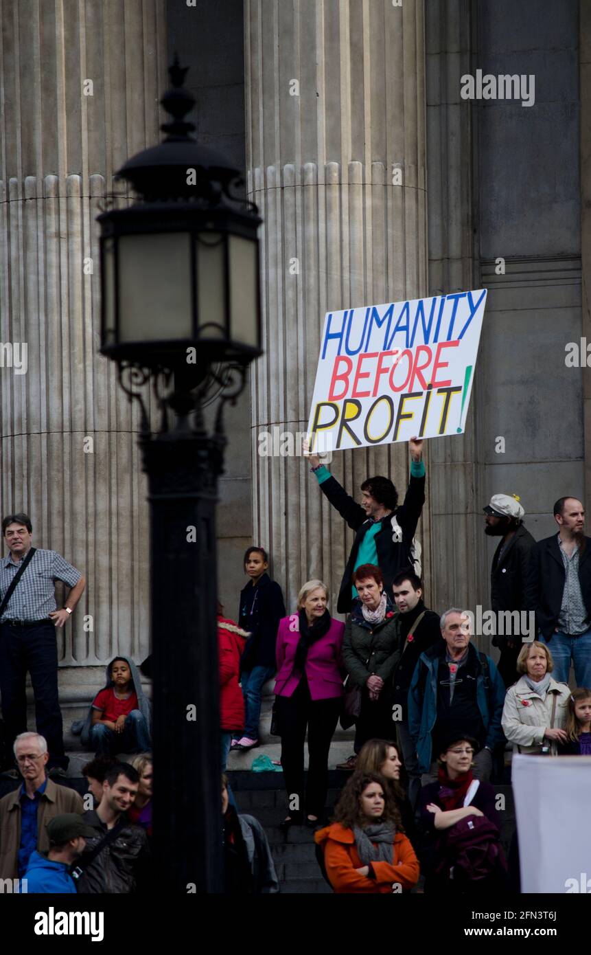 Equality Demonstration St Paul's London Stock Photo - Alamy