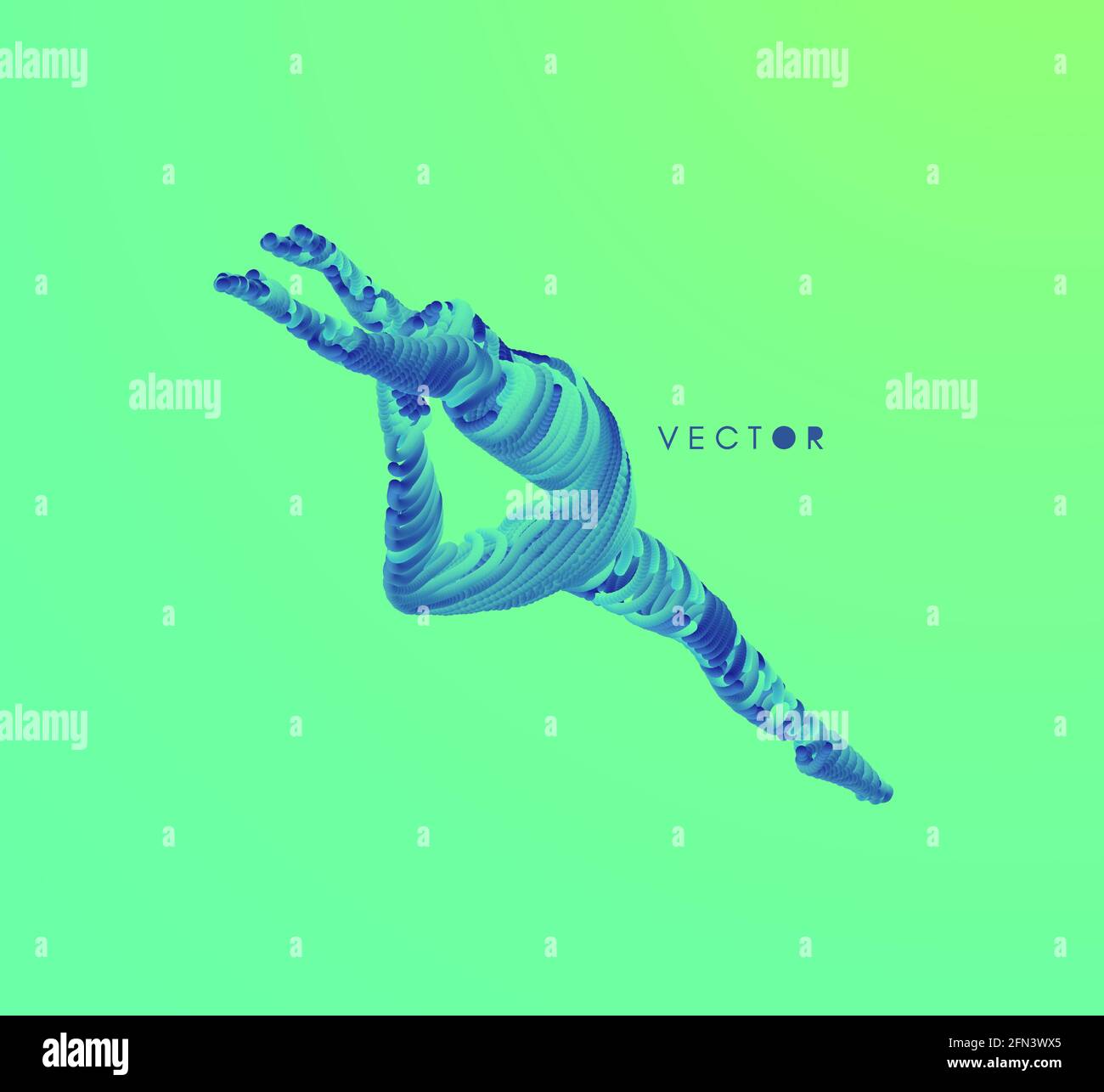 Gymnastics activities for icon health and fitness community. 3d vector ...