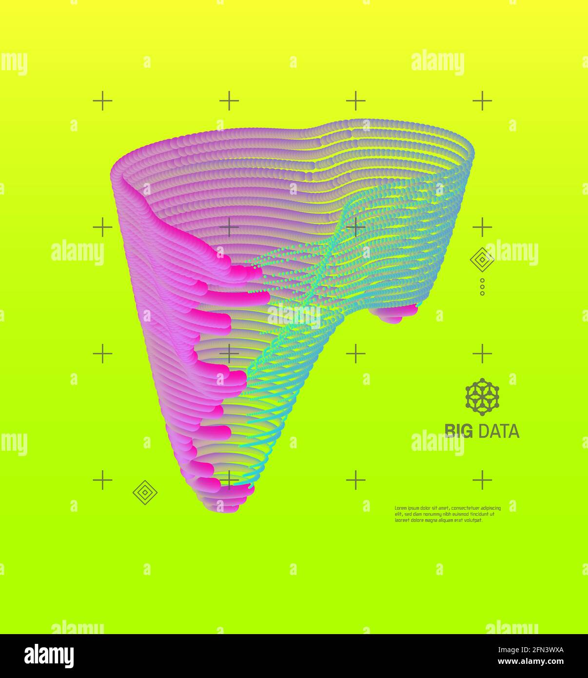 Visualization gradient vector vectors hi-res stock photography and ...