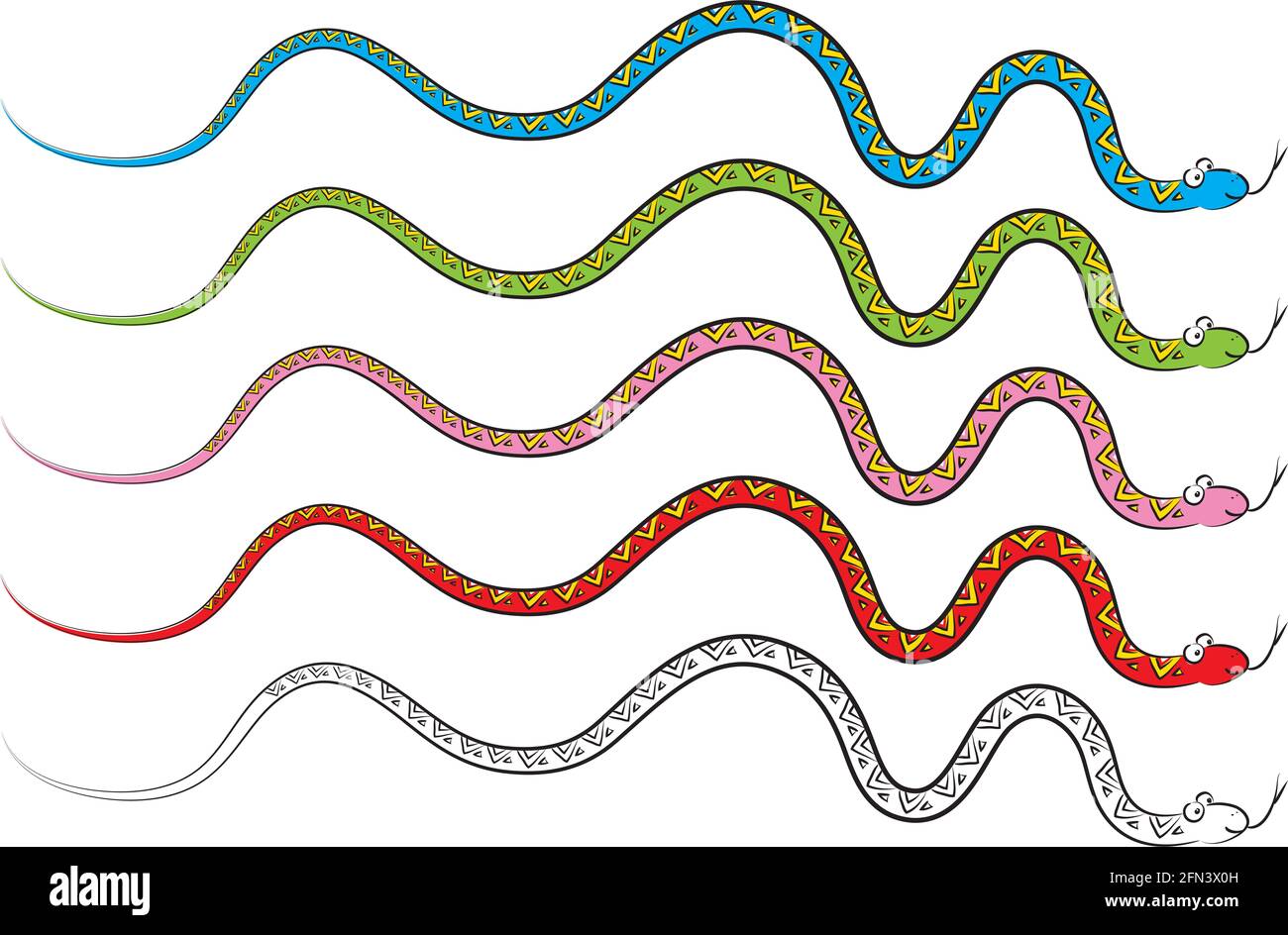 Short snake Cut Out Stock Images & Pictures - Alamy