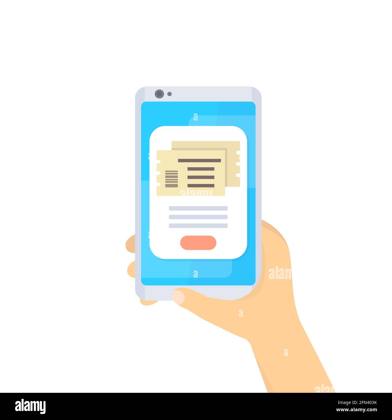 Hold tickets Stock Vector Images - Alamy