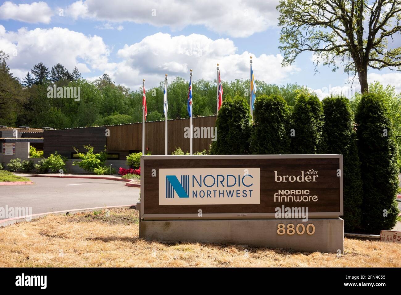 Entrance to Portland's Nordic Northwest, a nonprofit organization ...