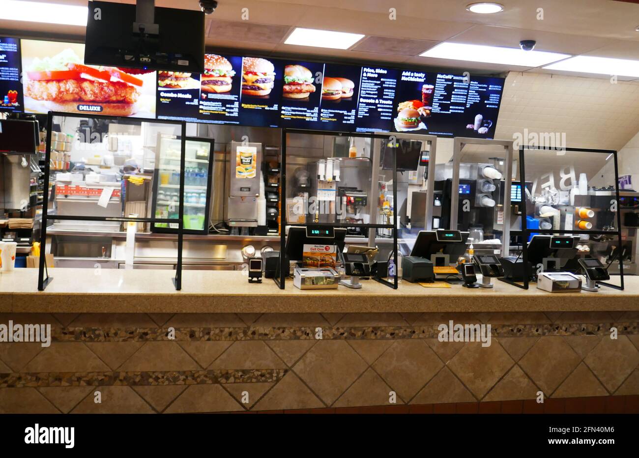 Los Angeles, California, USA 13th May 2021 A general view of protective ...