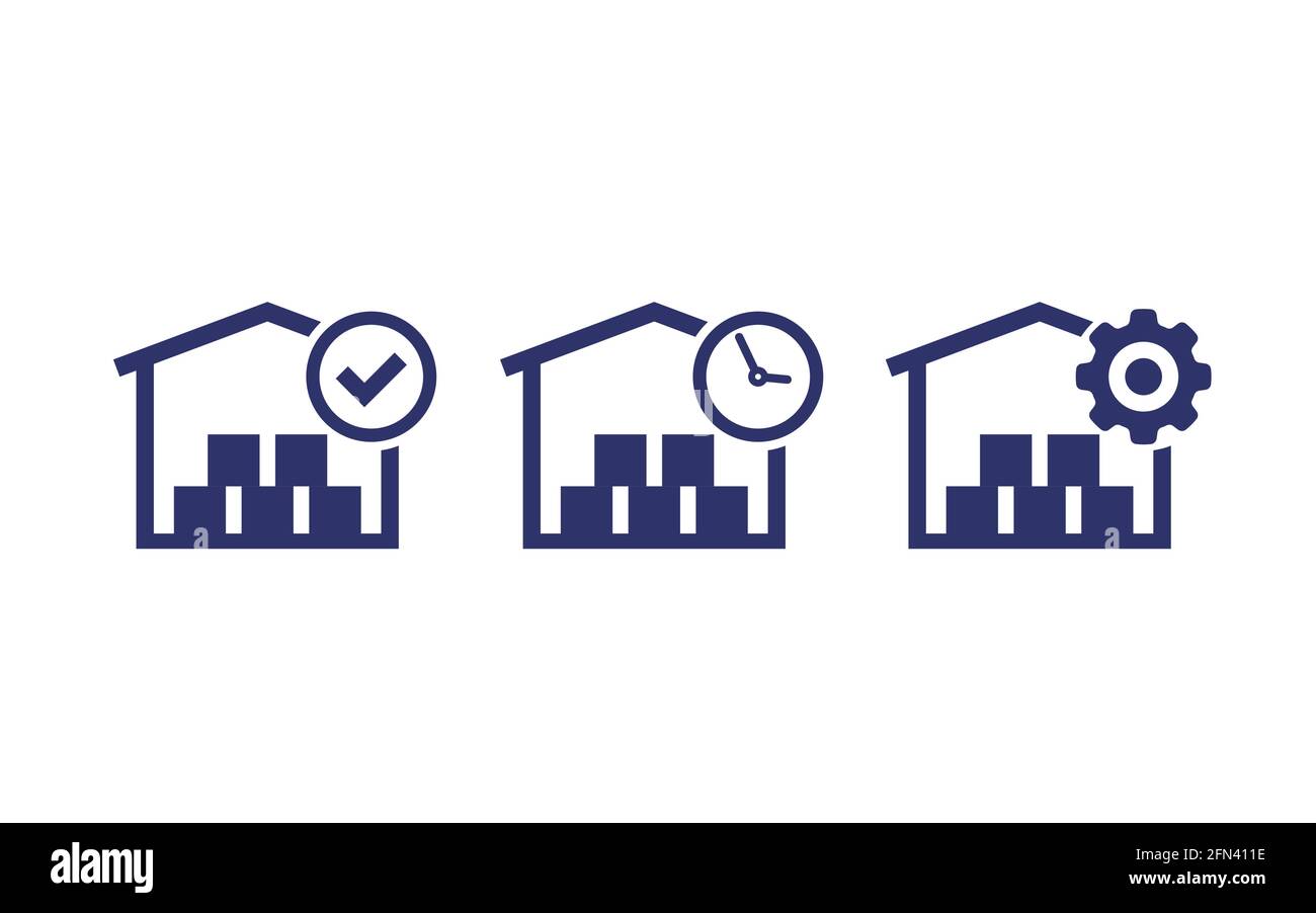 Finish goods inventory Stock Vector Images - Alamy