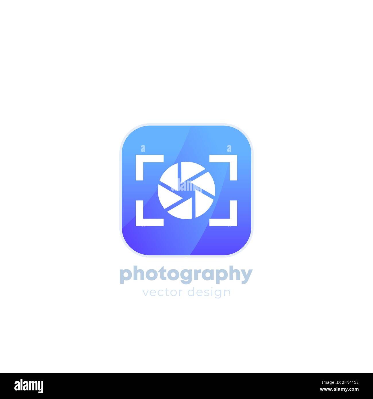 photography logo with camera icon Stock Vector Image & Art - Alamy