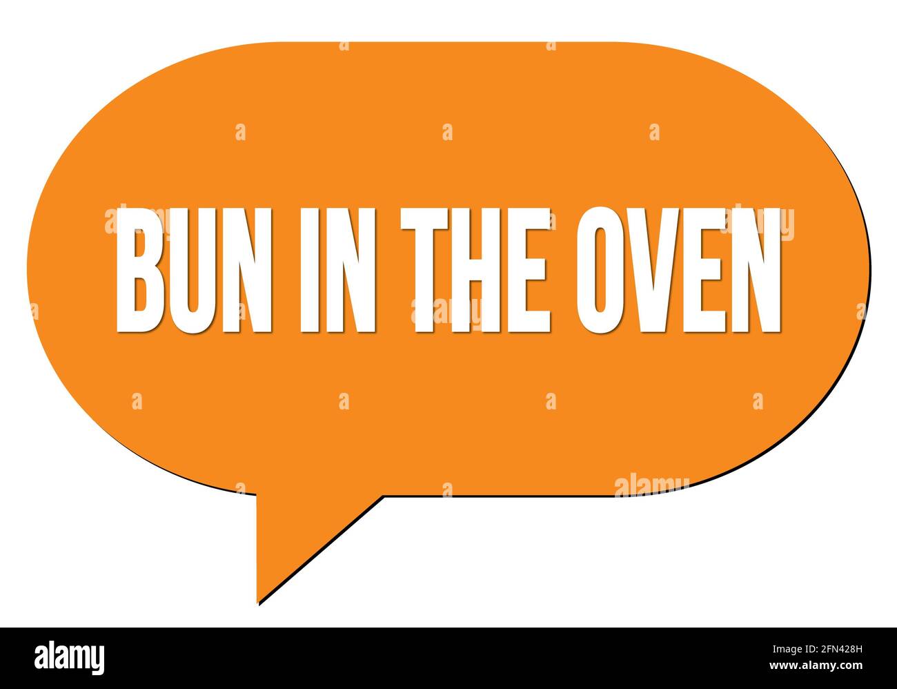 Bun in the oven stamp hi-res stock photography and images - Alamy