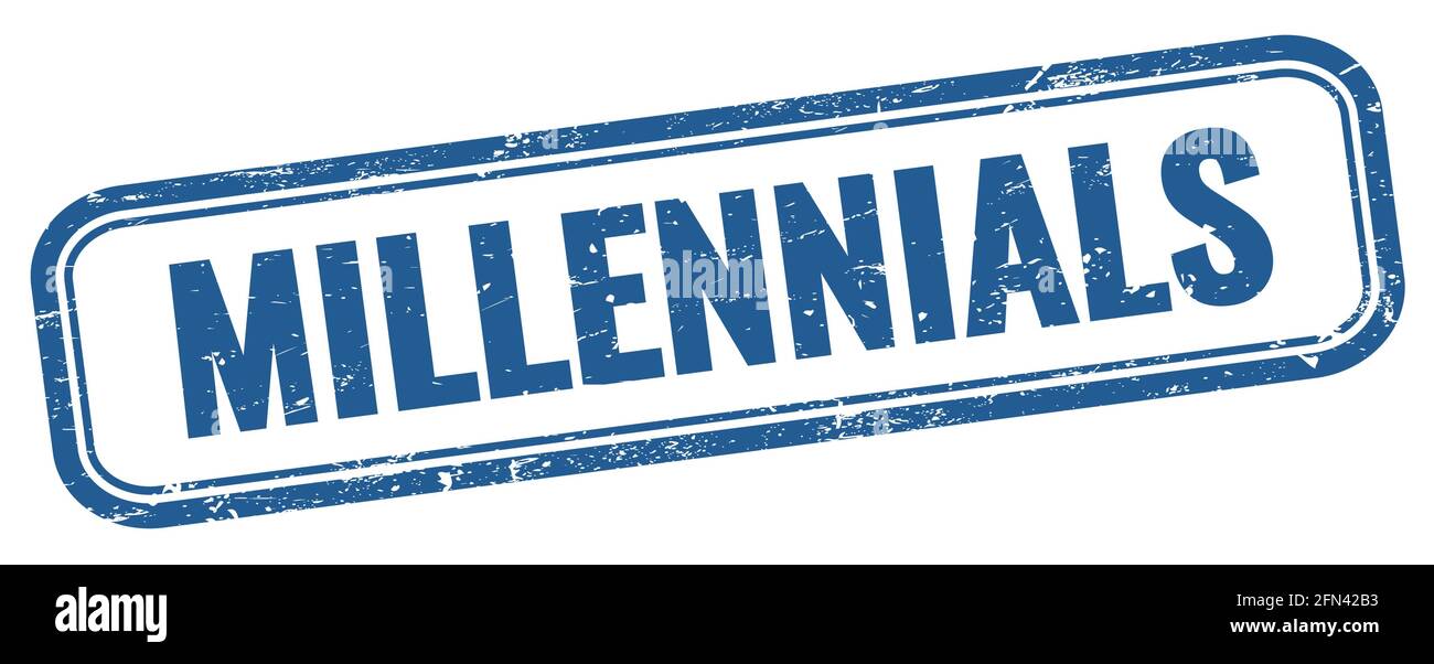 Millennials stamp hi-res stock photography and images - Alamy