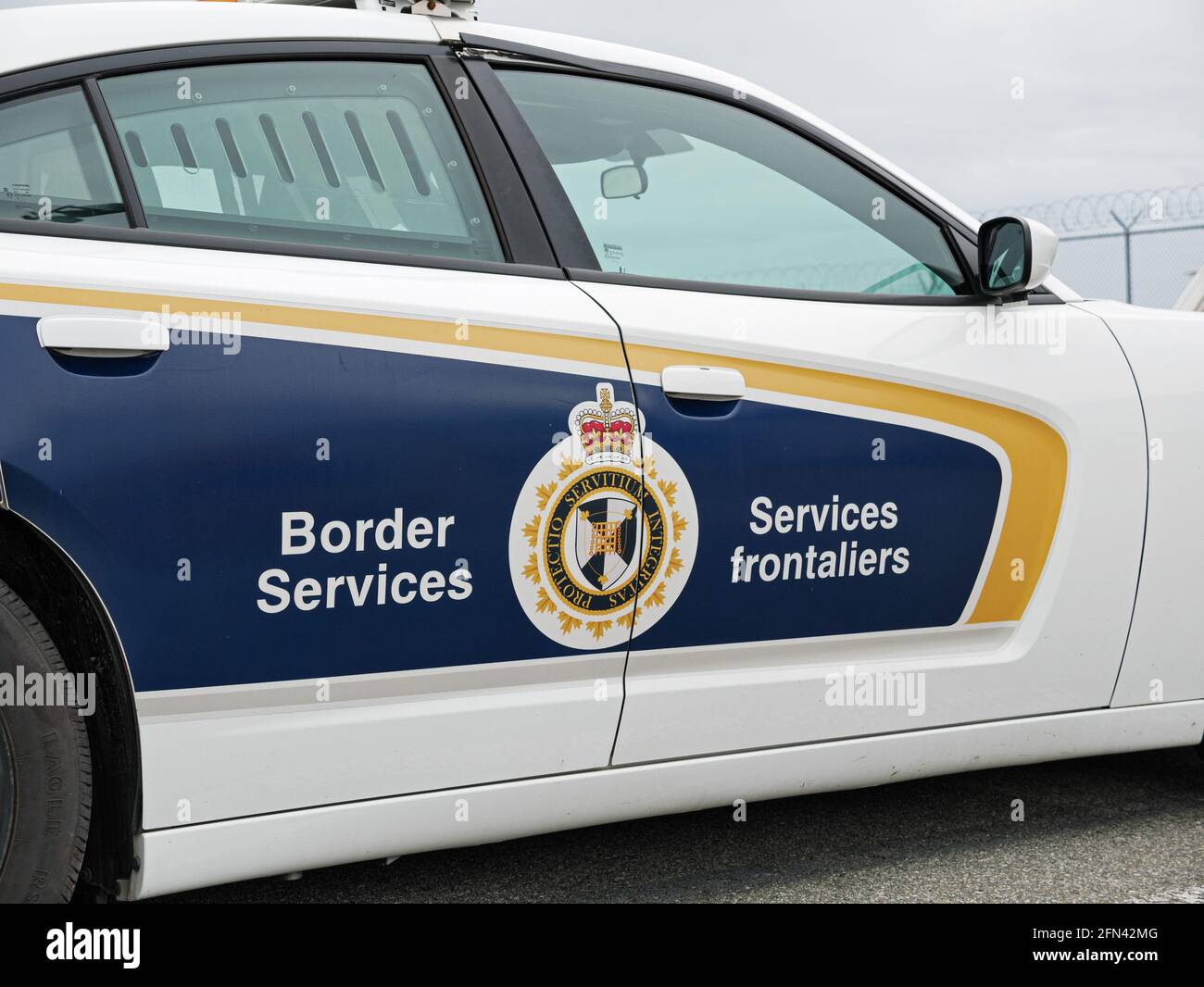 Richmond, British Columbia, Canada. 8th May, 2021. A Canada Border ...