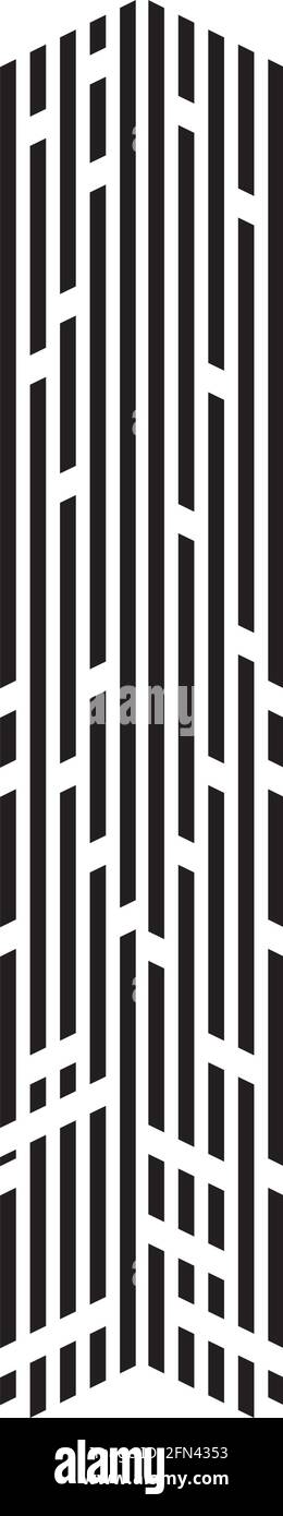 building monochrome facade Stock Vector Image & Art - Alamy