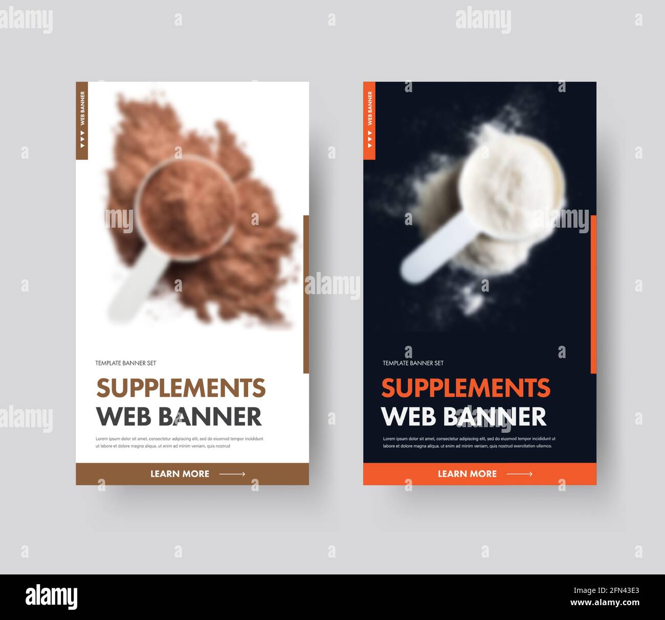 Supplements banner Stock Vector Images - Alamy