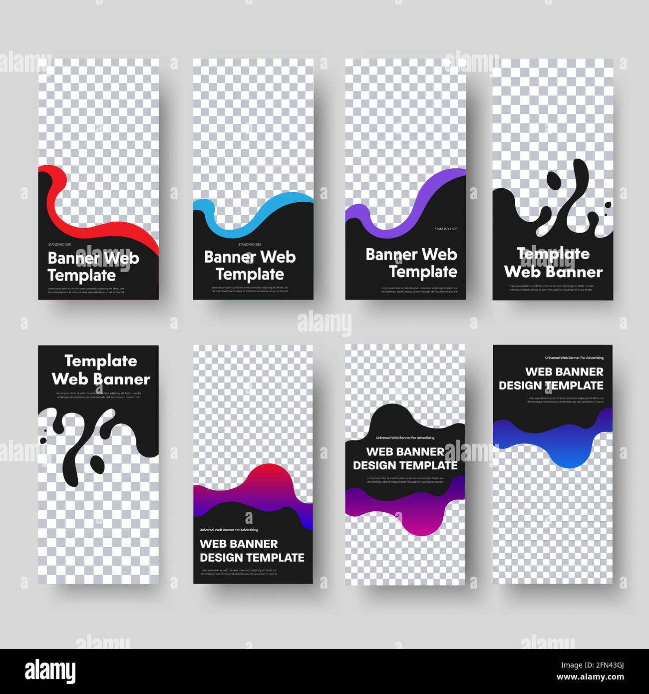 Black Graphic Banners