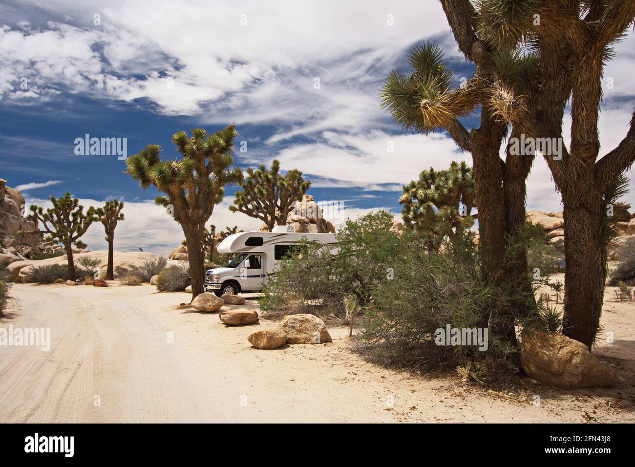 Hidden Valley Campground in Joshua Tree National Park in California in ...