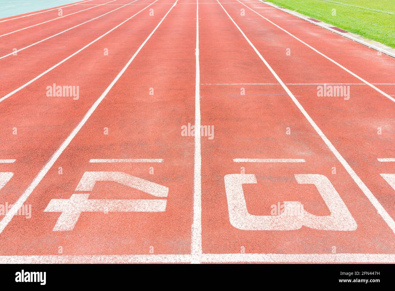 Old racetrack iat the park n the morning Stock Photo - Alamy
