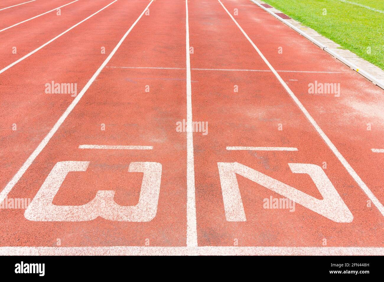 Old racetrack iat the park n the morning Stock Photo - Alamy