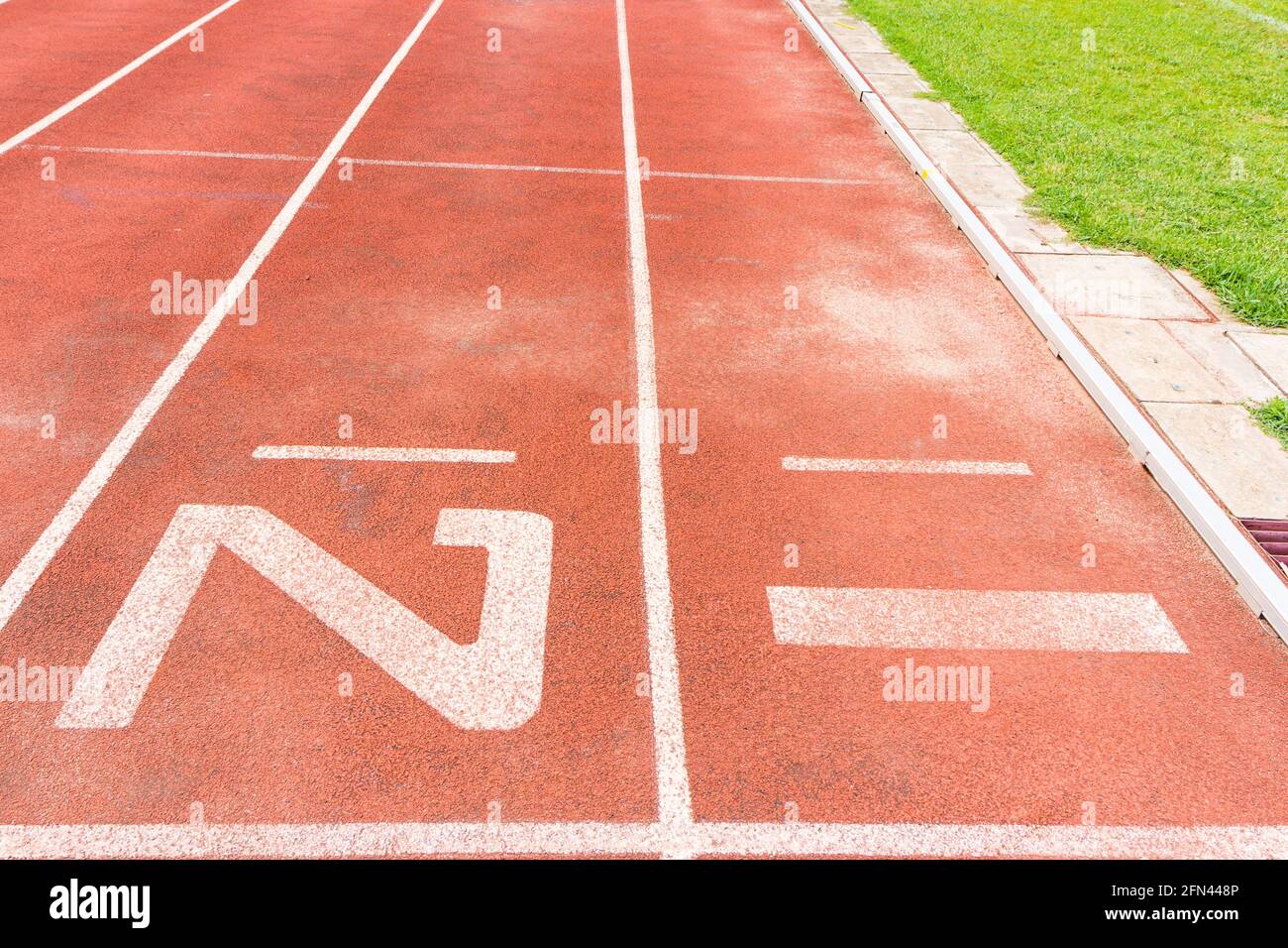 Old racetrack iat the park n the morning Stock Photo - Alamy