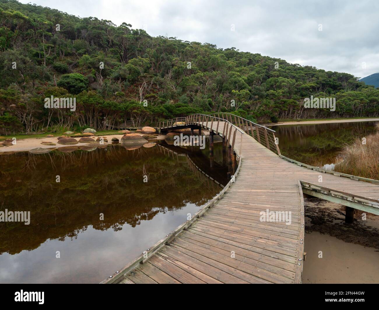 Tidal rIver, Wilsons Promontory National Park, Australia Stock Photo ...