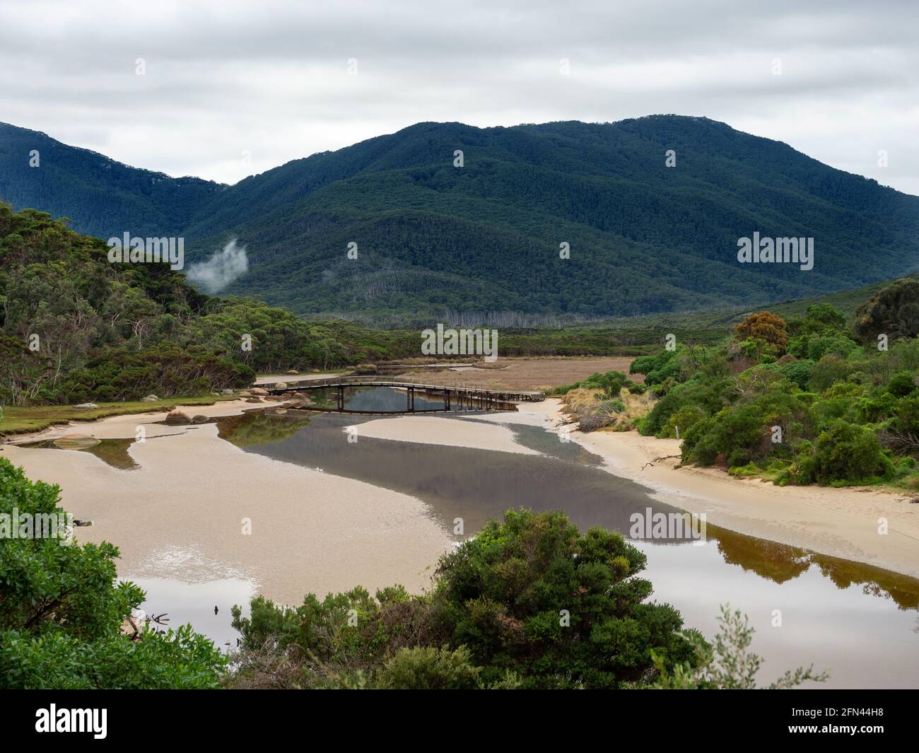 Tidal rIver, Wilsons Promontory National Park, Australia Stock Photo ...
