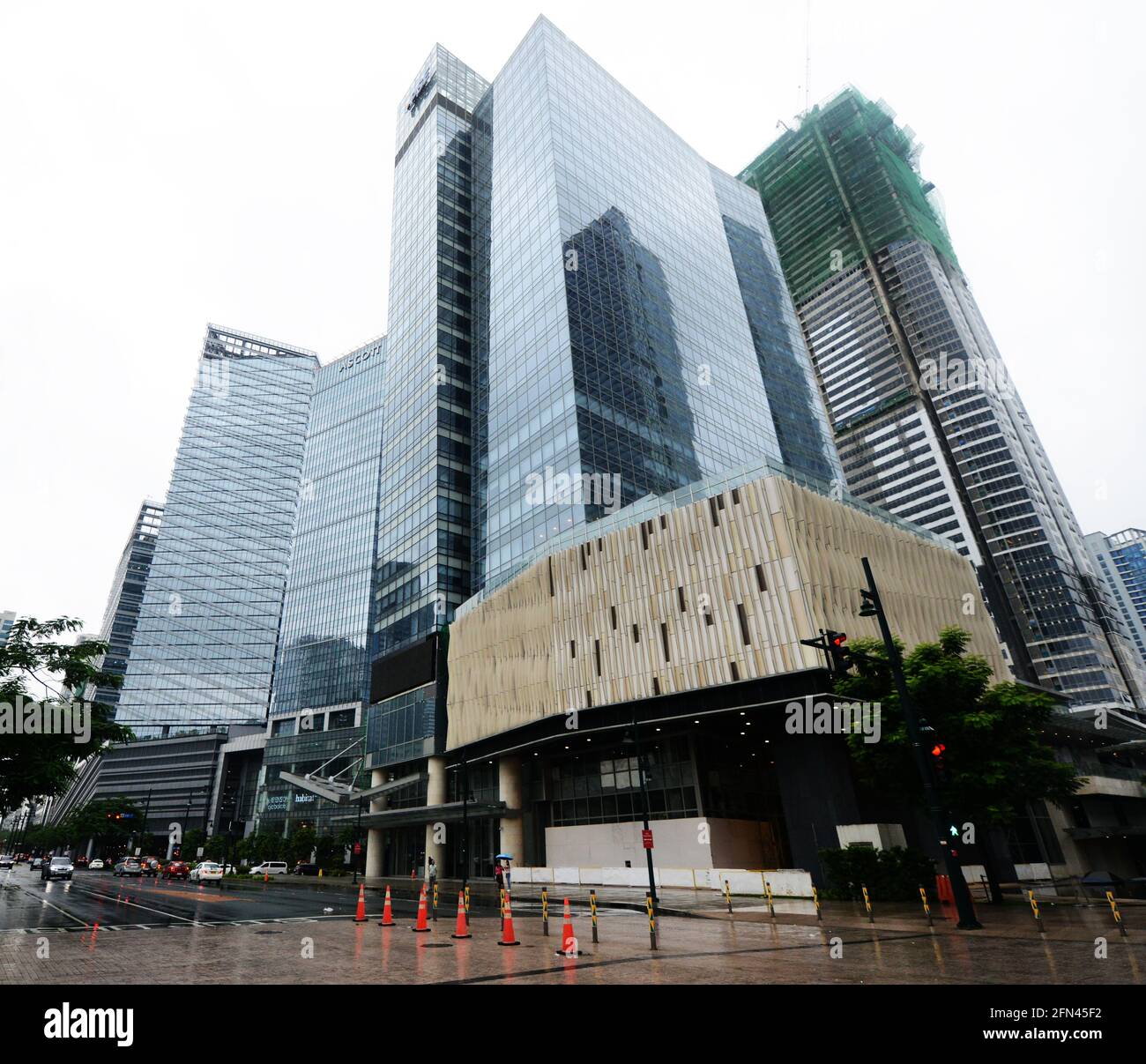 Changing skyline with new ultra modern building in Bonifacio Global ...
