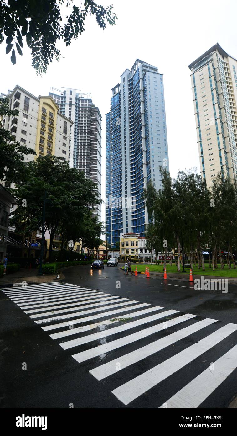 Modern residential buildings in the Bonifacio Global City in Metro ...