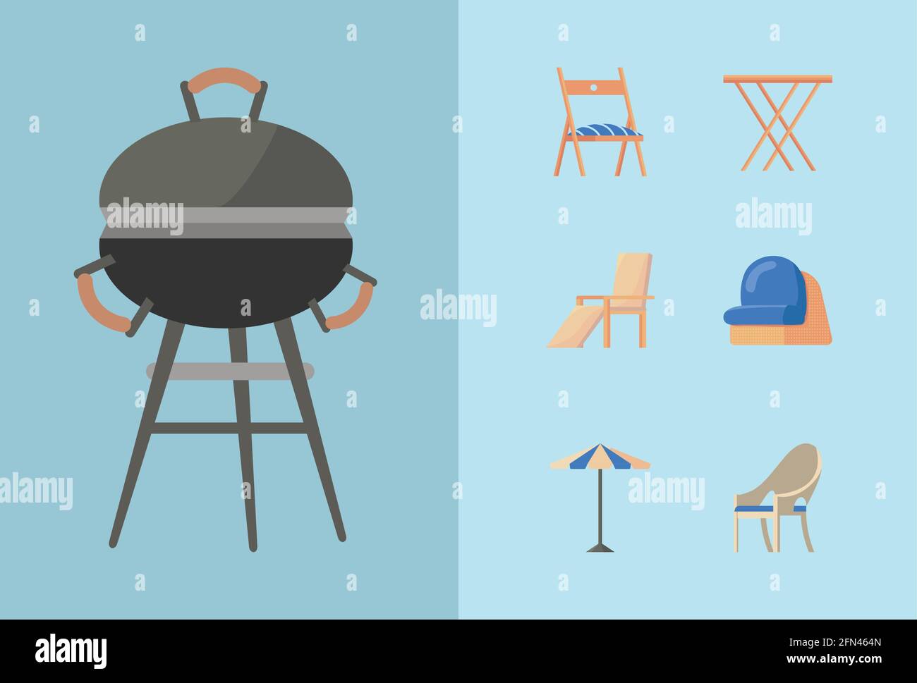 Garden outdoor oven Stock Vector Images - Alamy