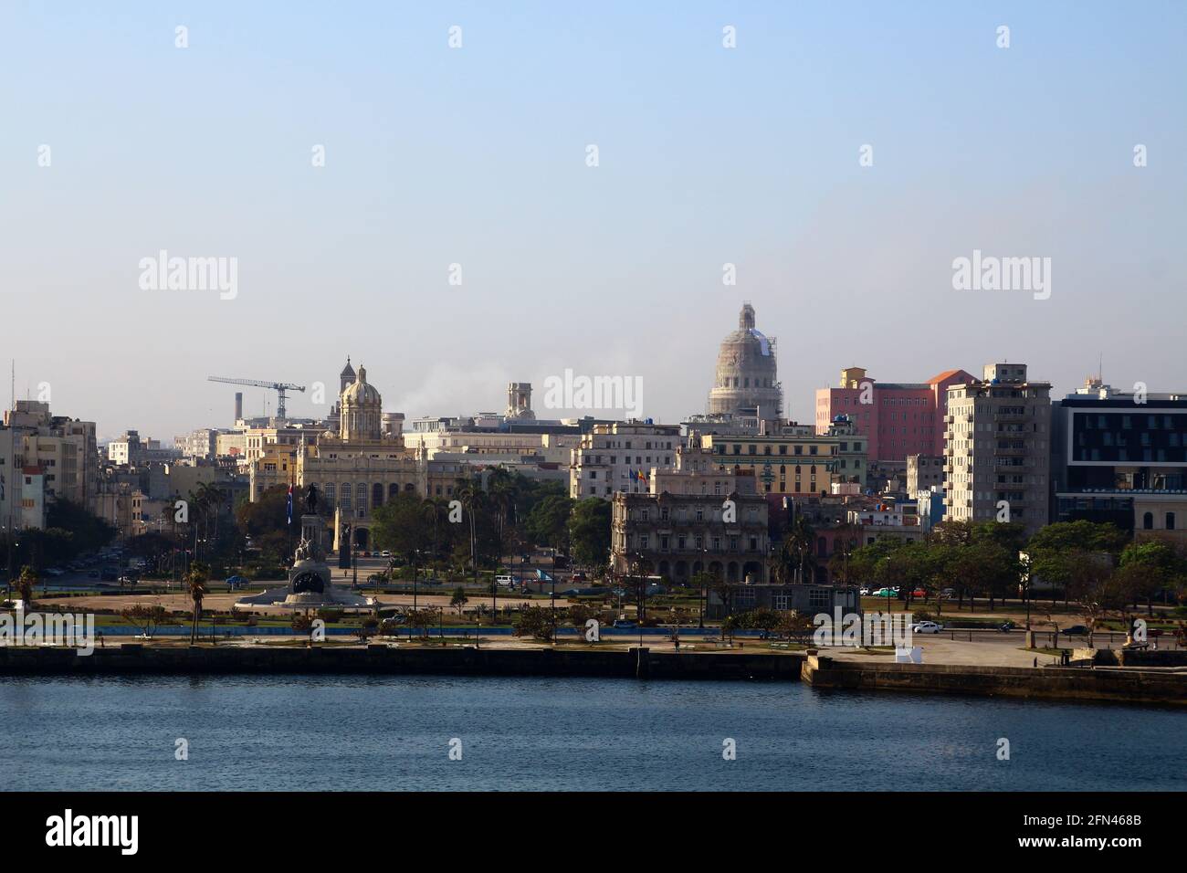 Havana skyline in nice weather, Cuba Stock Photo - Alamy