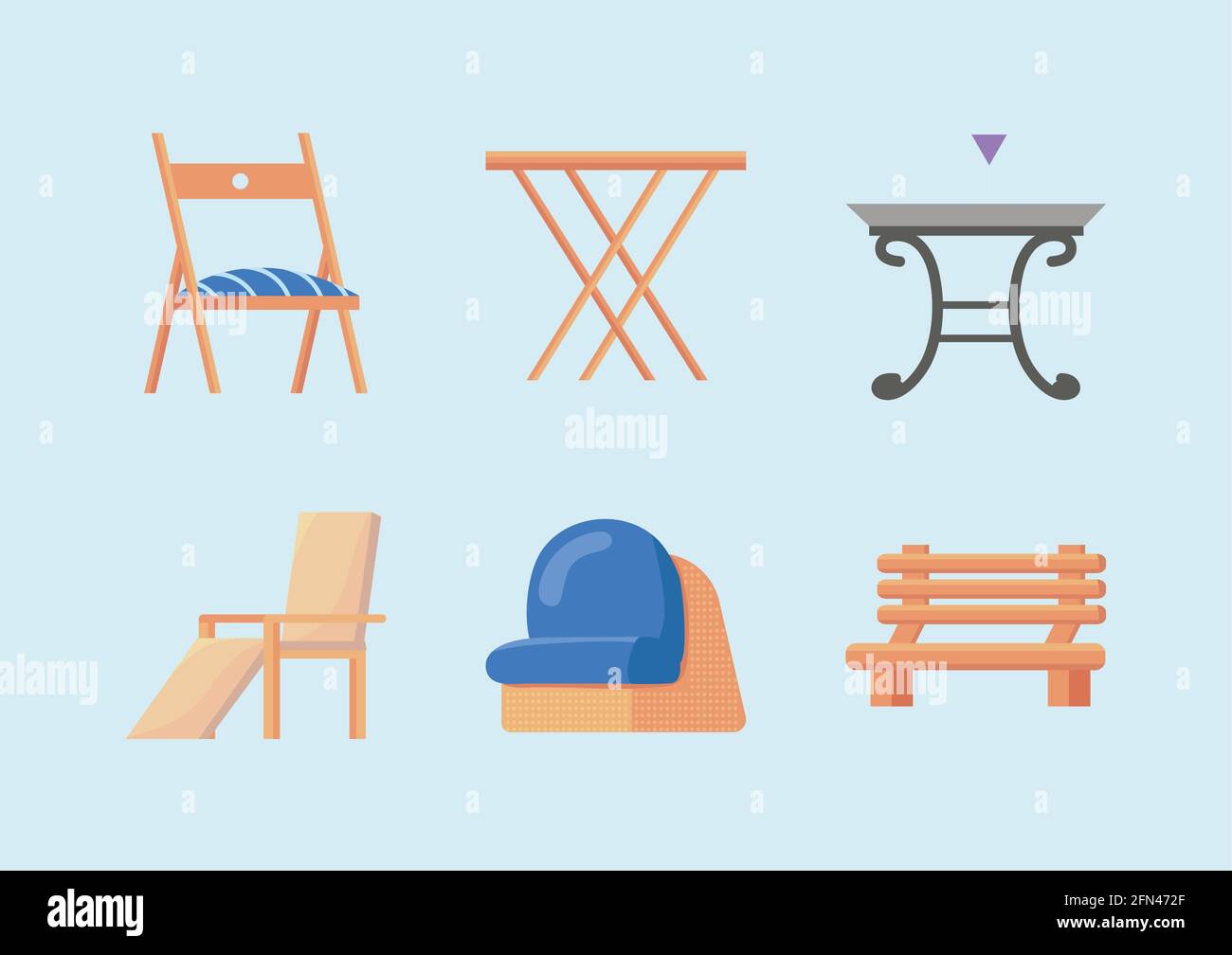 Wooden parks Stock Vector Images - Alamy