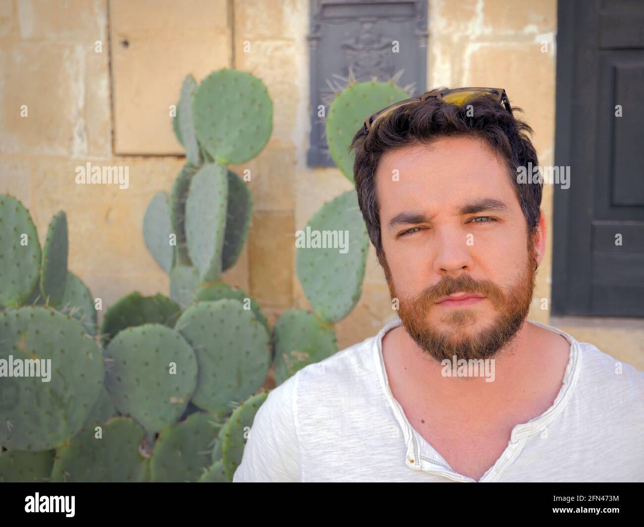 Male model posing outdoor hi-res stock photography and images - Alamy