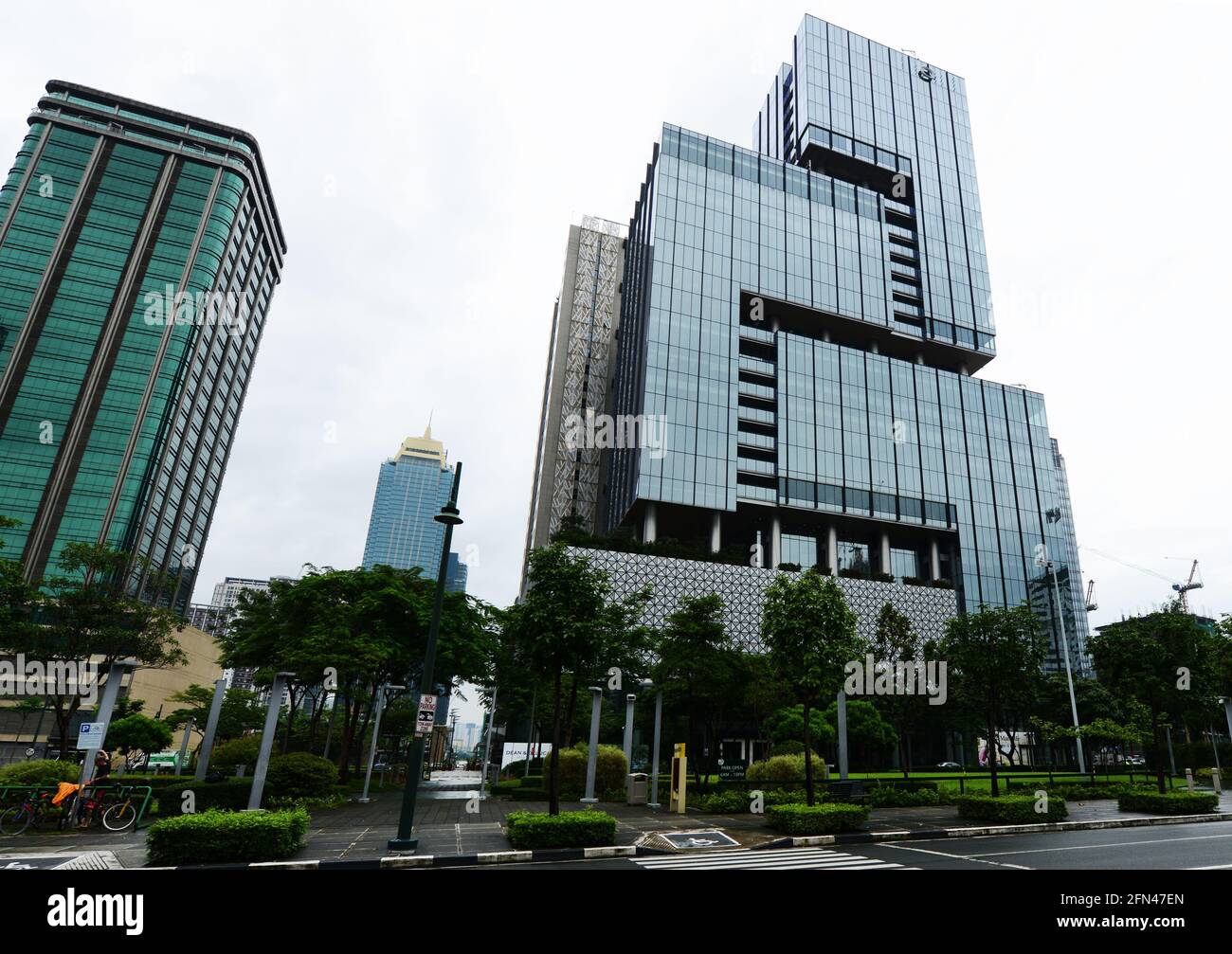 The ultra modern Ore building in Bonifacio Global City in Metro Manila ...