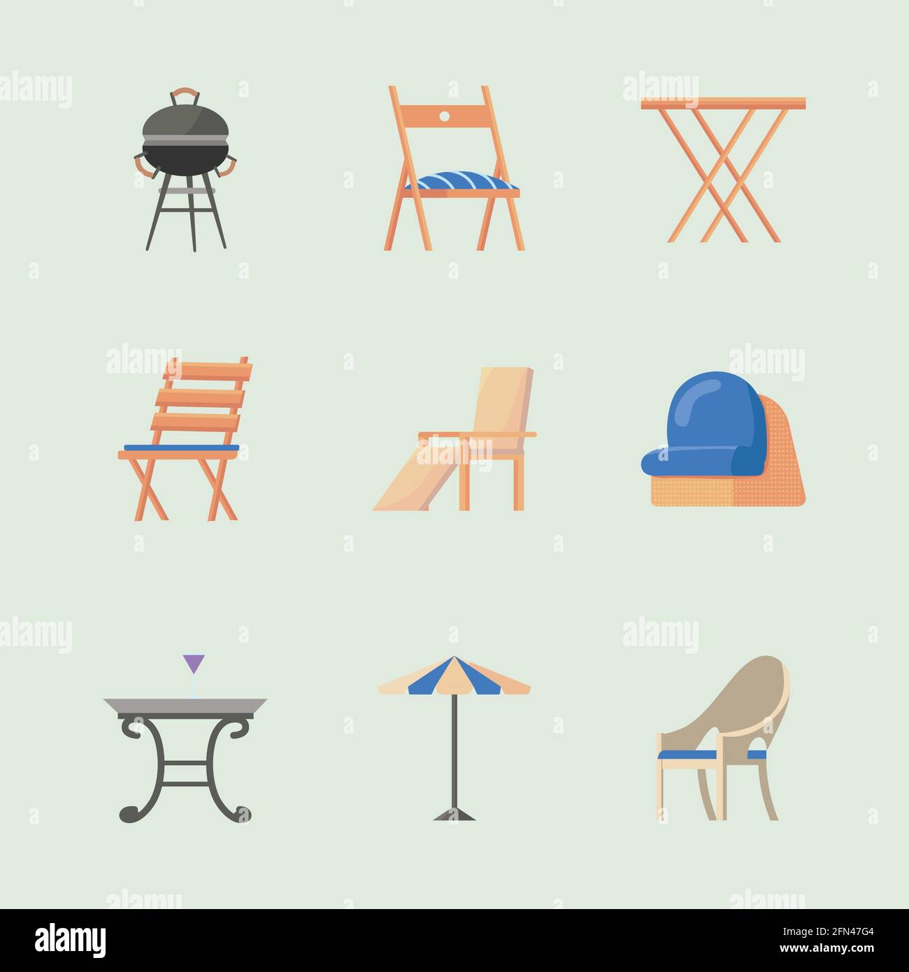 Nine chairs hi-res stock photography and images - Alamy
