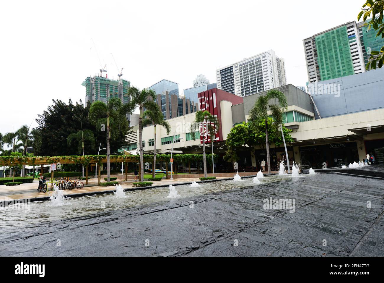 Modern buildings changing the skyline of the Bonifacio Global City in ...